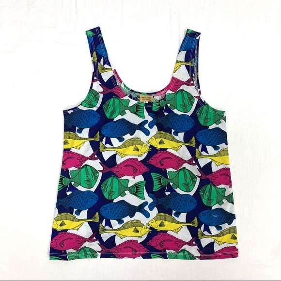 Piko 1988 | Tops | Piko 988 Joyful Adventures Fish Tank Top Large ...